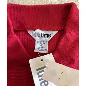 Idle Time | Shirts | Vintage Idle Time Mens Shirt M Red With 4 Button ...
